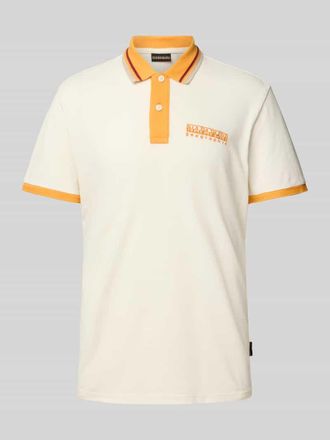 Napapijri Regular Fit Poloshirt mit Label-Stitching Modell E-MURLO