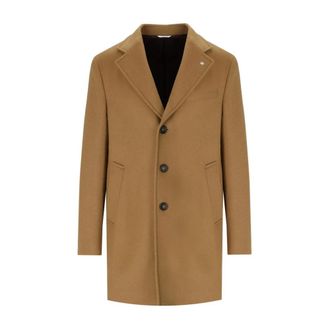 Manuel Ritz Kamel Wollmischung Einreiher Mantel - - Coats - Herren - Beige - S