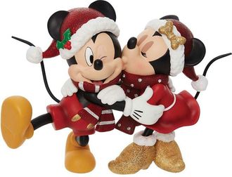 Enesco Figurine de Collection Mickey et Minnie Noël