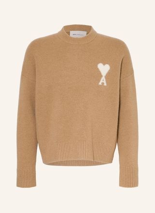 Ami Pullover Mit Alpaka beige