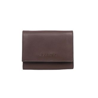 Orciani Kleine geh&auml;mmerte Leder-Umschlagbrieftasche - - Accessories - Damen - Braun - ONE SIZE
