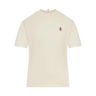 Moncler Femme, Tops, Beige, Taille: 36 FR T-Shirt