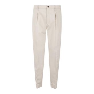 Berwich Chiaia Long Stil Hose - - Trousers - Herren - Wei&szlig; - M