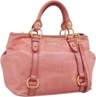 Miu Miu Sac &agrave; main Pre-owned - Femme - Pre-owned - Rose - Taille: ONE Size