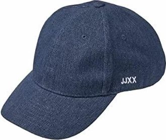 Jack & Jones JXBASIC Baseball Cap Casquette, Dark Blue Denim/Detail:/Small Logo on Side, Taille Unique aux Femmes