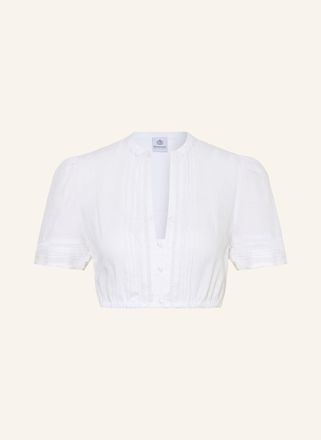 Hammerschmid Hammerschmid Dirndlbluse Barbara Aus Leinen weiss