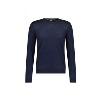 HUGO BOSS Slim-Fit Wollpullover - - Knitwear - Herren - Blau - XL