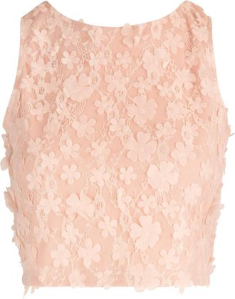 Apart Fashion ApartFashion Damen Mesh-top Mesh Top, Rose, 42 EU