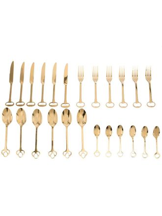 Seletti Keytlery Besteck-Set - Gold