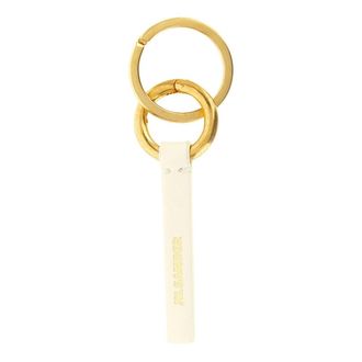 Jil Sander Schl&uuml;sselanh&auml;nger mit Label - - Accessories - Damen - Wei&szlig; - ONE SIZE