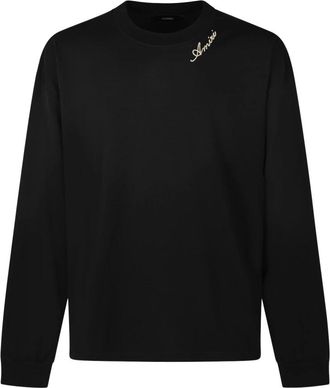 Amiri Script LS Tee - - Tops - Herren - Schwarzk - M