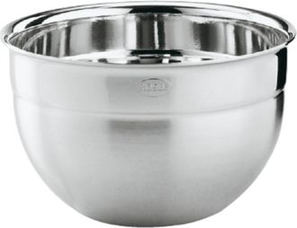 Rösle Schüssel hoch, Hochwertige formschöne Edelstahlschüssel zur Zubereitung und Aufbewahrung von Speisen, Edelstahl 18/10, Spülmaschinengeeignet, 12 cm, S