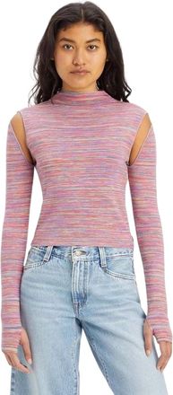 Levi's Jupiter Pullover f&uuml;r Damen, Mit Zopfmuster (Pink)