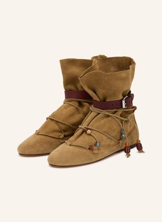 Isabel Marant Isabel Marant Stiefeletten Letiz Mit Schmuckperlen braun