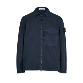 Stone Island Homme, Vestes, Bleu, Taille: S Surchemise