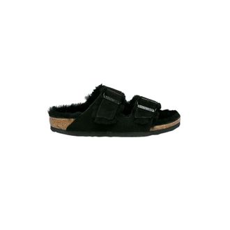 Birkenstock Arizona Shearling Narrow Fit - - Shoes - Damen - Schwarzk - 39 EU