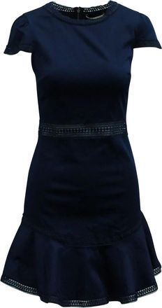 Alice & Olivia robe courte à empiècements - Bleu