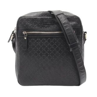 Gucci Sac bandouli&egrave;re Pre-owned en toile enduite Diamante - Femme - Pre-owned - Noir - Taille: ONE Size