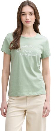 Tom Tailor Damen 1046546 T-Shirt, 13632-Fresh Mint Green, XS