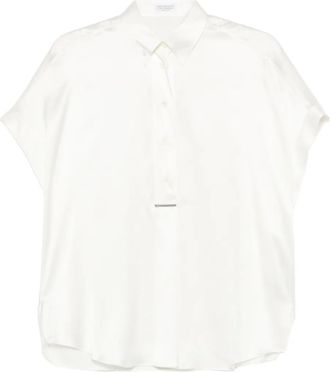 Brunello Cucinelli short-sleeve shirt - Wei&szlig;