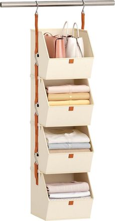 Generic &Uuml;ber Der T&uuml;r Aufbewahrung | 4-Stufiger Kleiderorganizer | Aufh&auml;ngbarer Kleiderschrank Aufbewahrung,F&uuml;r Wohnung Schlafzimmer Studentenwohnheim Kinderzi