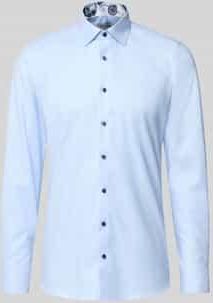 Olymp Level 5 Slim Fit Business Hemd aus Baumwolle mit Kentkragen