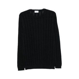 Scaglione Herren, Strickwaren, Schwarzk, LGr&ouml;&szlig;e
