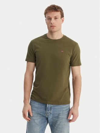 Napapijri T-Shirt Salis NP0A4H8D Gr&uuml;n Regular Fit