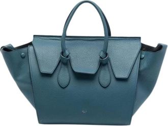 Celine Pre-owned Tie Knot Tote - Femme - Pre-owned - Bleu - Taille: ONE Size