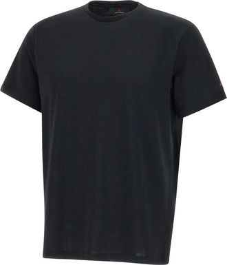 Peuterey Homme, Tops, Noir, Taille: XL Zole02 T-Shirt Stretch Piquet