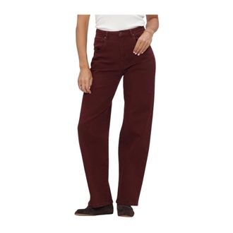Janice Barrel Jeans Baxter - Femme - Jeans - Rouge - Taille: W27
