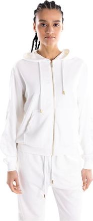Hinnominate Hinnominate, Femme, Sweatshirts et sweats &agrave; capuche, Blanc, Taille: 38 FR Zip-throughs