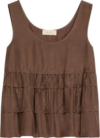 iBlues &Auml;rmelloses Oberteil - - Tops - Damen - Braun - L
