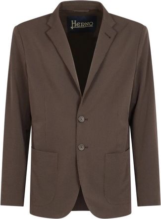 Herno Homme, Vestes, Brun, Taille: 2XL Woven Jacket look2