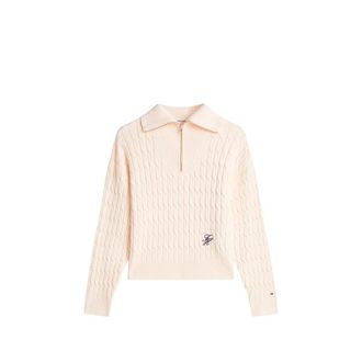 Tommy Hilfiger Pull &agrave; col montant en coton
