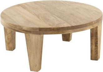 Paris Prix Paris Prix - Table Basse en Bois Manguier 80cm Naturel
