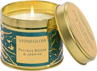 Stoneglow Luna Duftkerze in Dose, Papyrus Woods & Jasmin