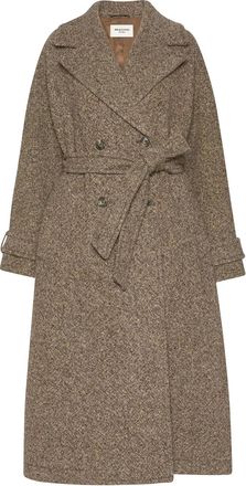 Max Mara Knielanger Mantel - Grau