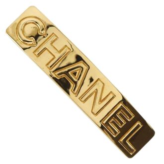 Chanel Pre-owned Metal accessoires-cheveux - Femme - Pre-owned - Jaune - Taille: ONE Size