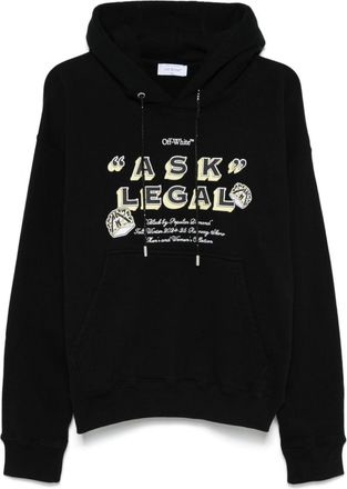 Off-white Ask Legal Skate Hoodie - Schwarz