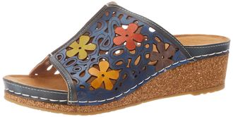 Laura Vita Damen FACSCINEO 14 Pantoletten, Blau (Jeans Jeans)