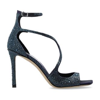 Jimmy Choo London Femme, Chaussures, Bleu, Taille: 37 1/2 EU Azia 95