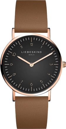 Liebeskind Liebeskind Berlin Uhren - Echtleder The Small Minimalist - Gr. unisize - in Braun - f&uuml;r Damen