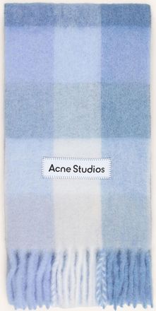 Acne Studios Schal Mit Alpaka blau