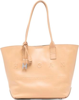 Hogan Femme, Sacs, Brun, Taille: ONE Size Petit sac fourre-tout en cuir