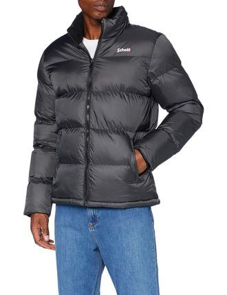 Schott NYC Unisex Idaho Jacke, Anthrazit, M