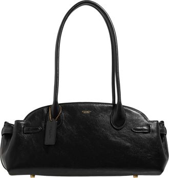 Coach Crossbody Bags - Glazed Leather Empire Carryall 34 - Gr. unisize - in Schwarz - für Damen