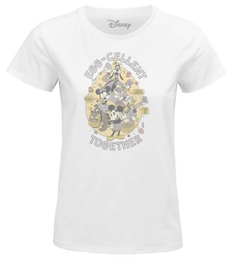 Disney T-Shirt f&uuml;r Damen, wei&szlig;, X-Large