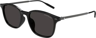 Montblanc Montblanc, Homme, Accessoires, Noir, Taille: 54 MM Mb0445Sa 001 Lunettes de soleil
