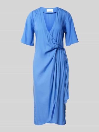 Armedangels Knielanges Kleid mit Bindeg&uuml;rtel Modell NATAALE